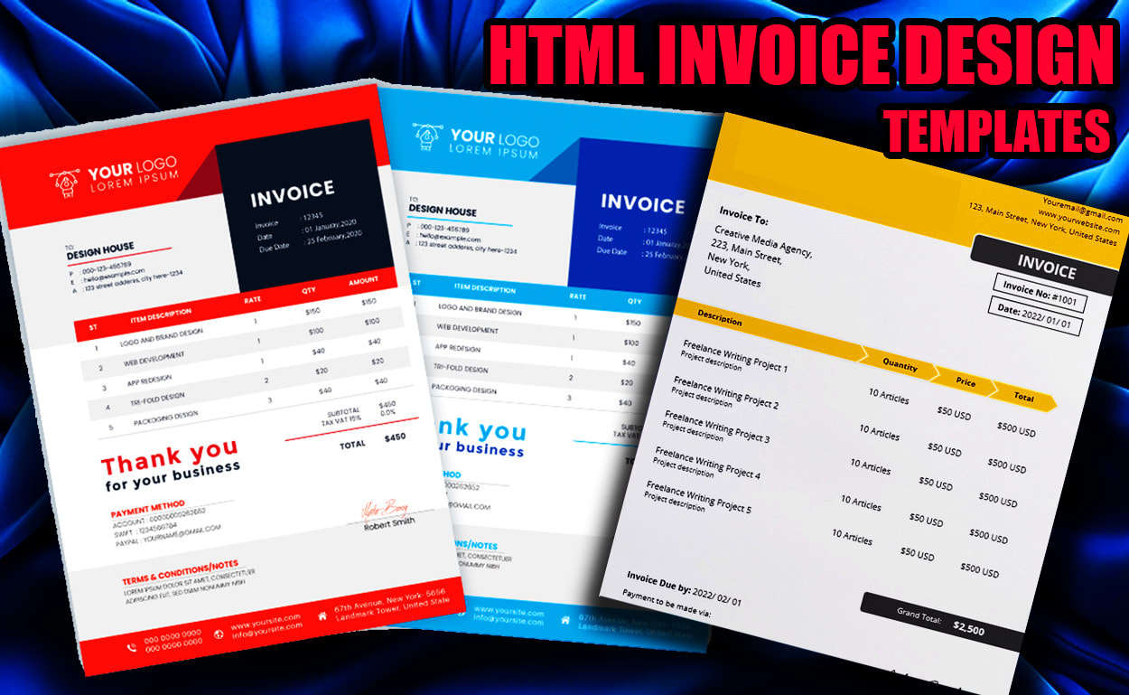 Cómo crear una factura con HTML y CSS de forma sencilla